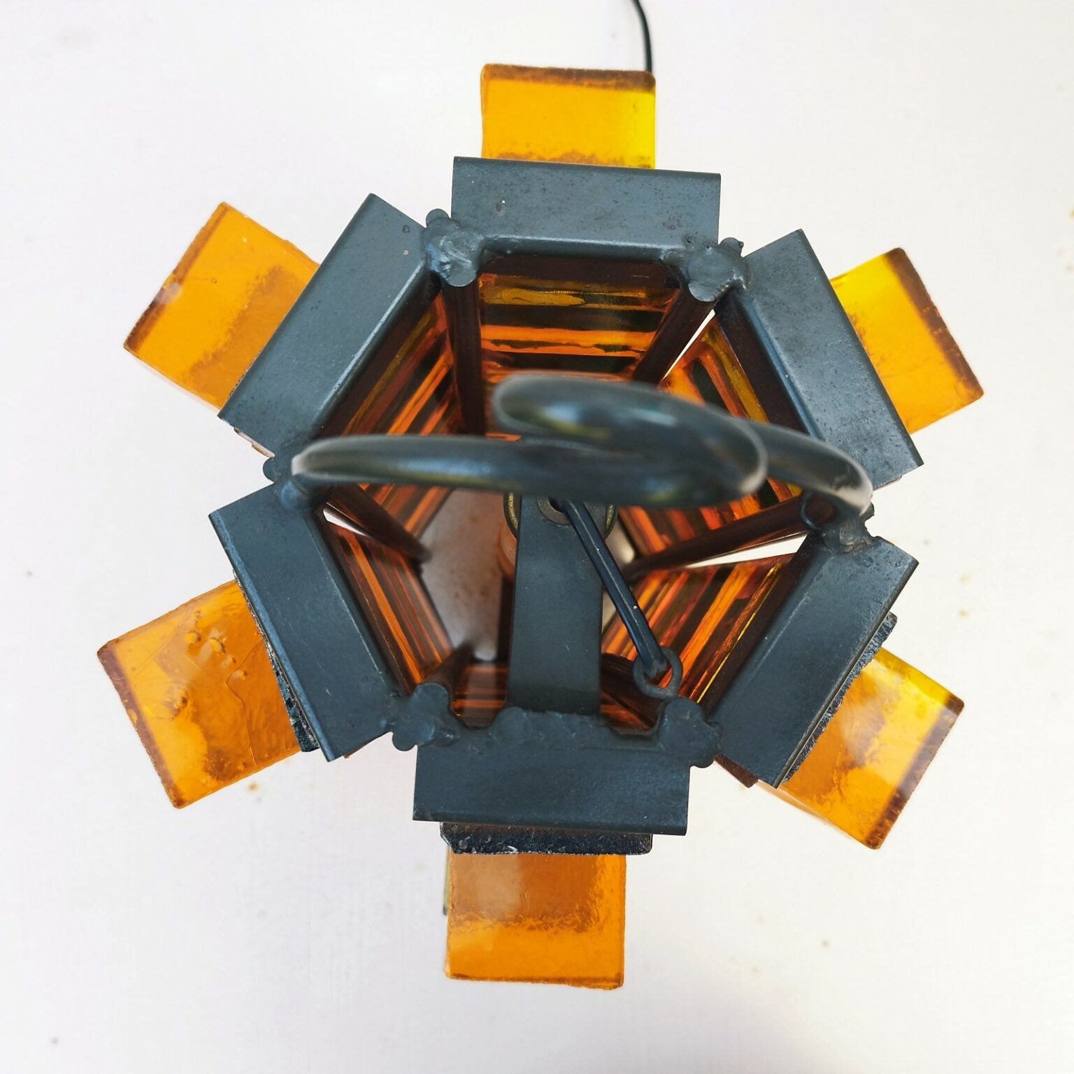 Lampe tesselle et métal, J.S Labret, design - Acolytes Antique