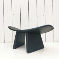 Tabouret Shoggi Alain Gaubert noir - Acolytes Antique