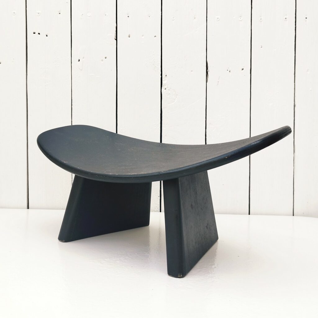 Tabouret Shoggi Alain Gaubert noir - Acolytes Antique